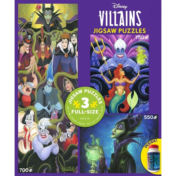 Disney | Toys | Disney Villains Jigsaw Puzzle Set | Poshmark